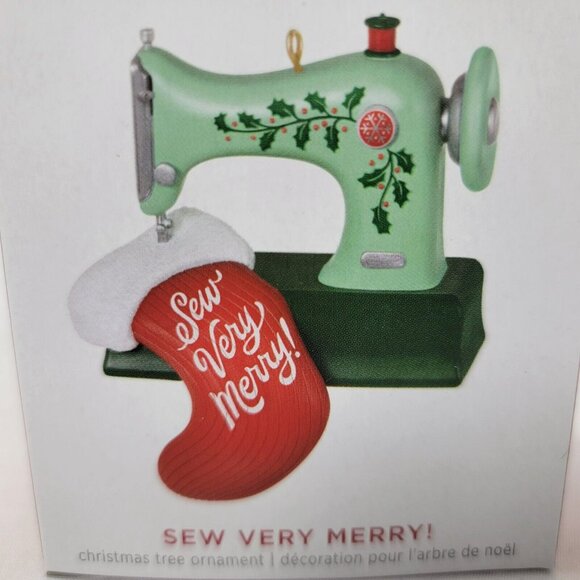 Hallmark | Holiday | Hallmark Ornament 223 Sew Very Merry Christmas ...